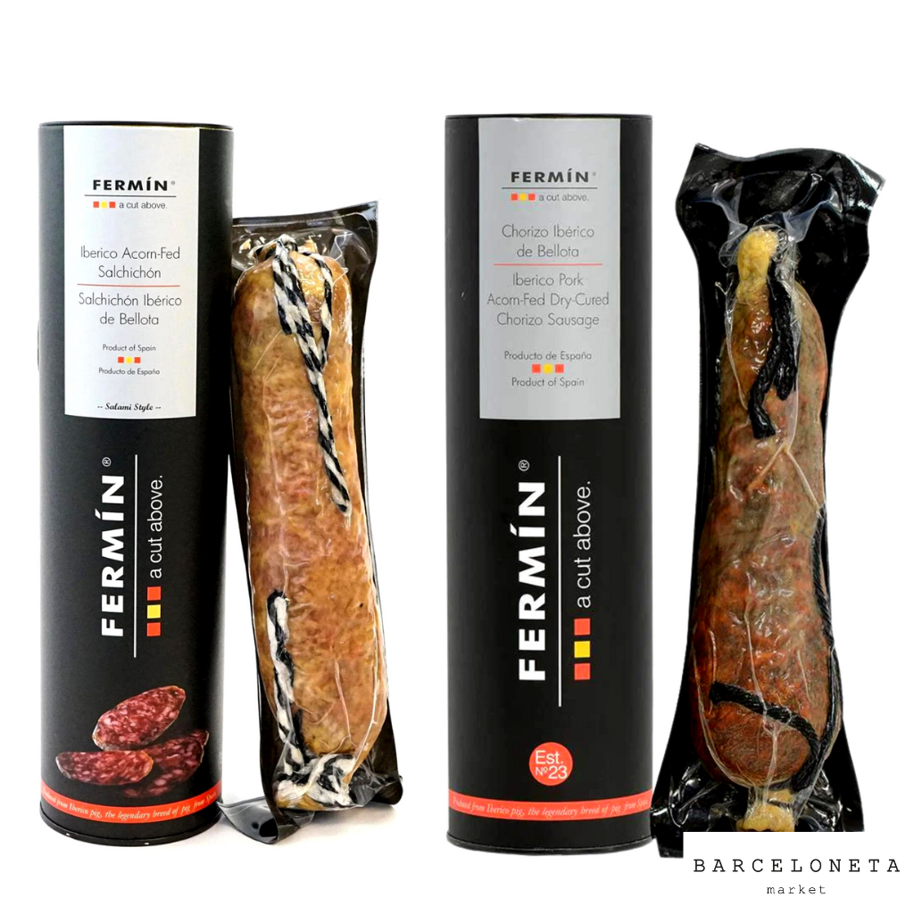 Acorn Fed iberico salchichon + Acorn Fed iberico chorizo | 100% iberic ...
