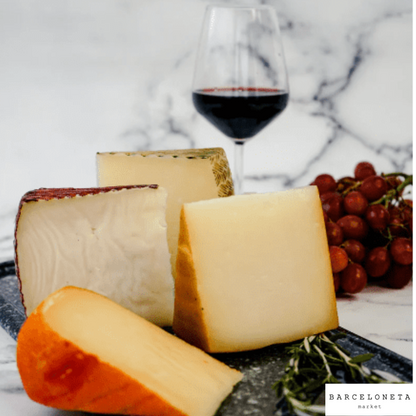 Spanish Cheeses Tapas (Manchego, Idiazabal, Mahon and Goat Cheese ...